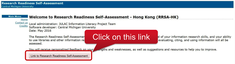 Research Readiness Self-Assessment (RRSA) - HKBU Library