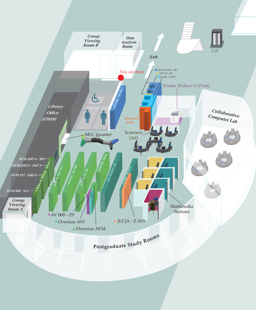 Level 4 – Multimedia Learning Centre - Main Library Floor Plans - Floor ...