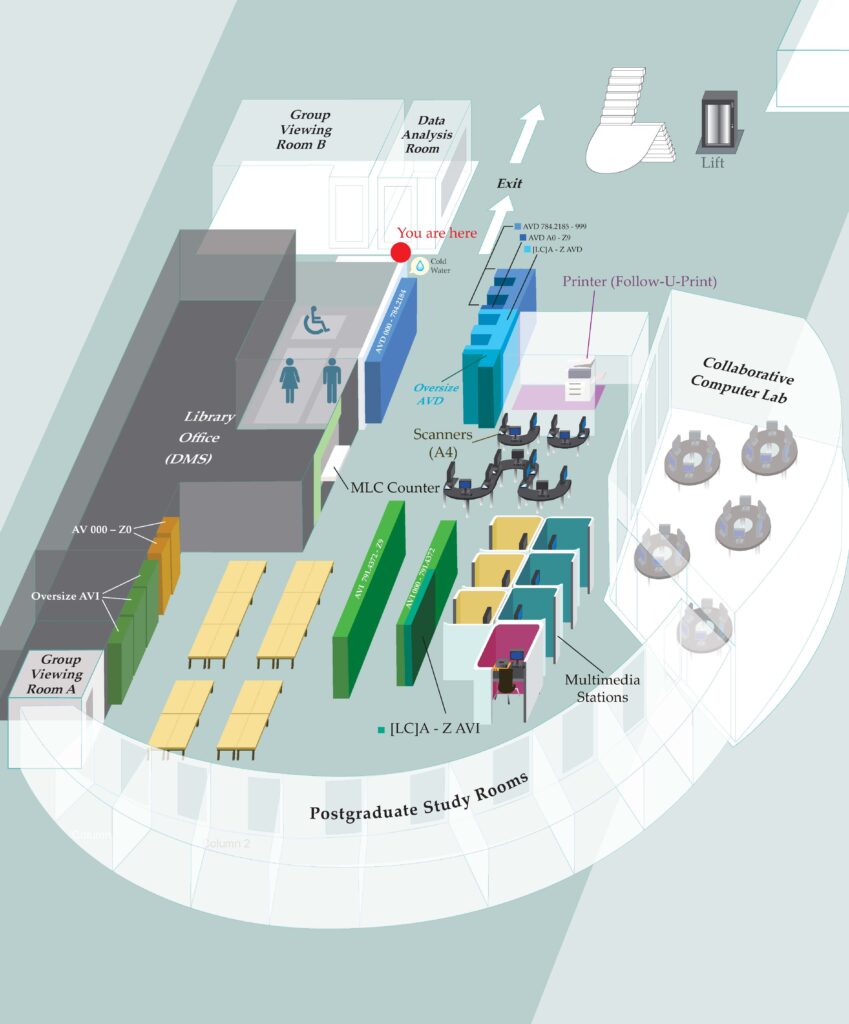 Level 4 – Multimedia Learning Centre - Main Library Floor Plans - Floor ...